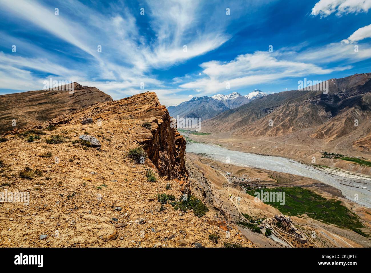 Spiti valley key hi-res stock photography and images - Alamy