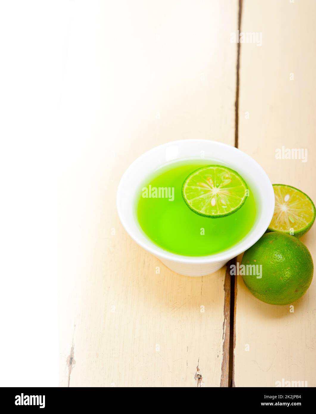 green lime lemonade Stock Photo - Alamy