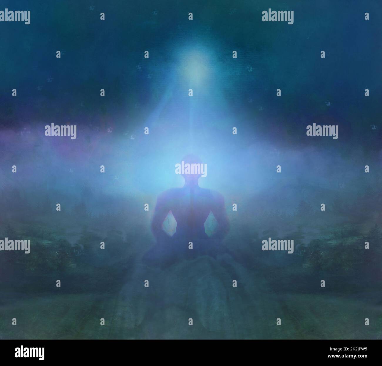 Man energy aura hi-res stock photography and images - Alamy