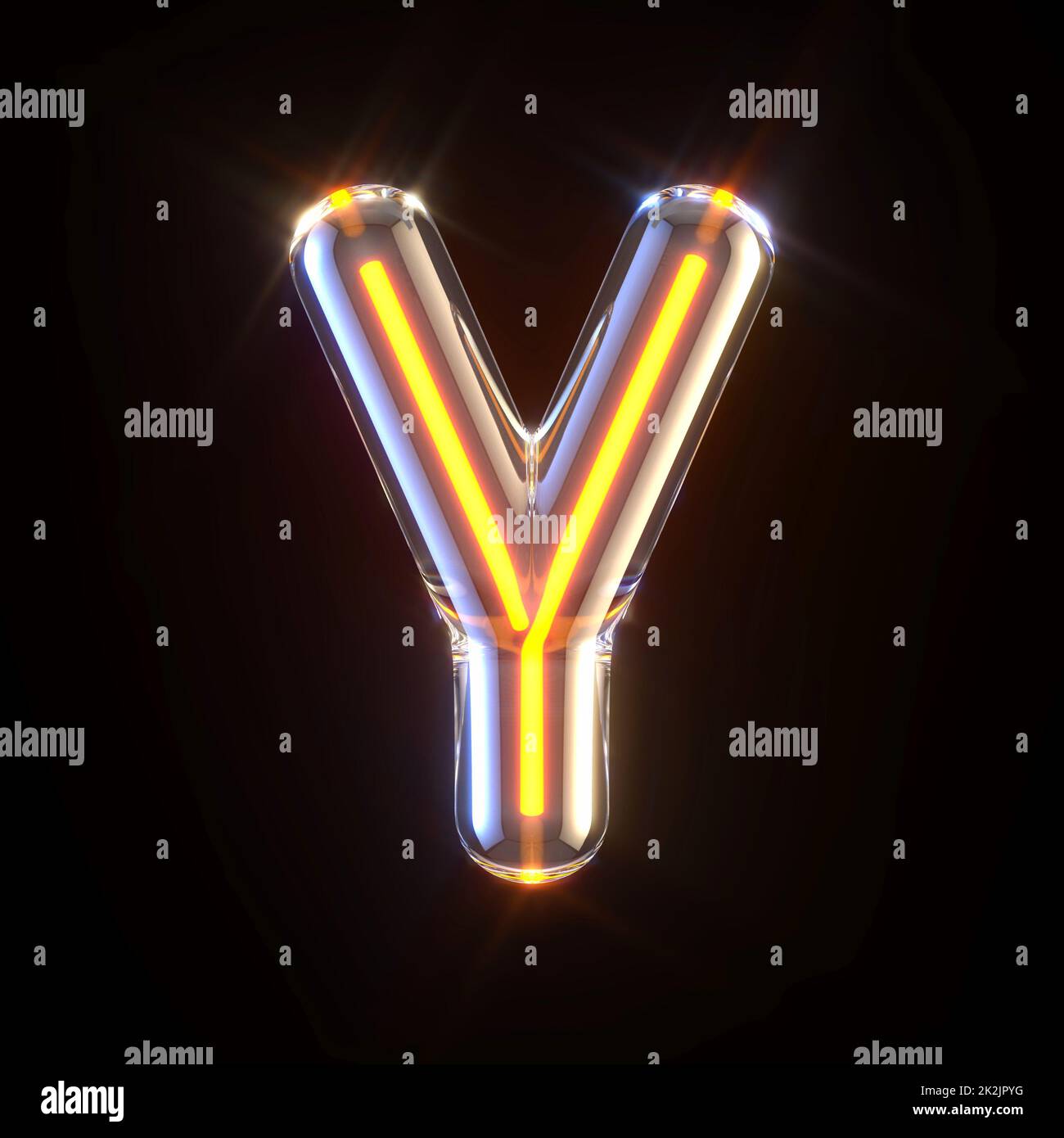 Neon letter y hi-res stock photography and images - Alamy