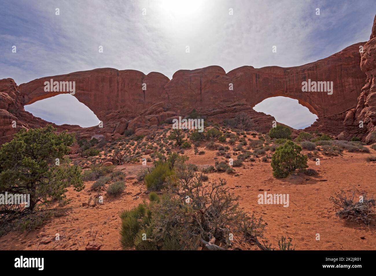 Alien Eyes in Red Rocks Country Stock Photo - Alamy