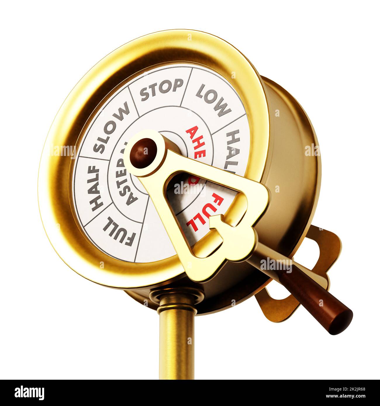 Engine order telegraph. 3D illustration Stock Photo - Alamy
