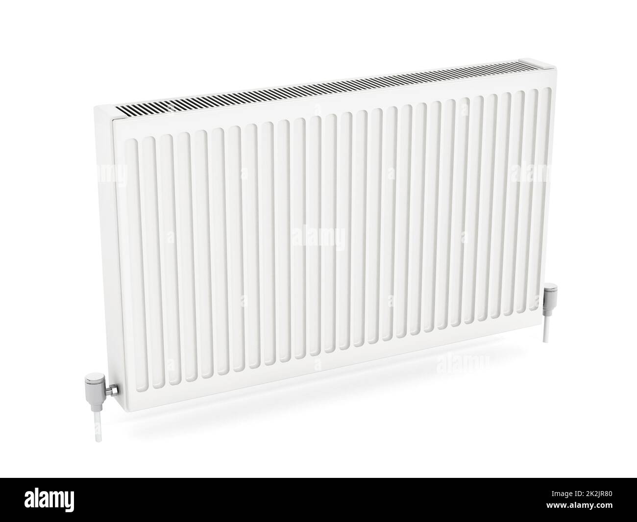 Radiator isolated on white background. 3D illustration Stock Photo - Alamy