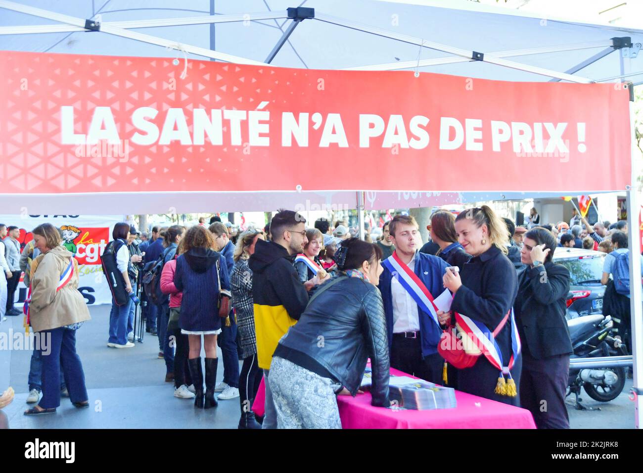 Paris, France on September 22, 2022. MATHILDE PANOT PRESIDENTE DE L ...