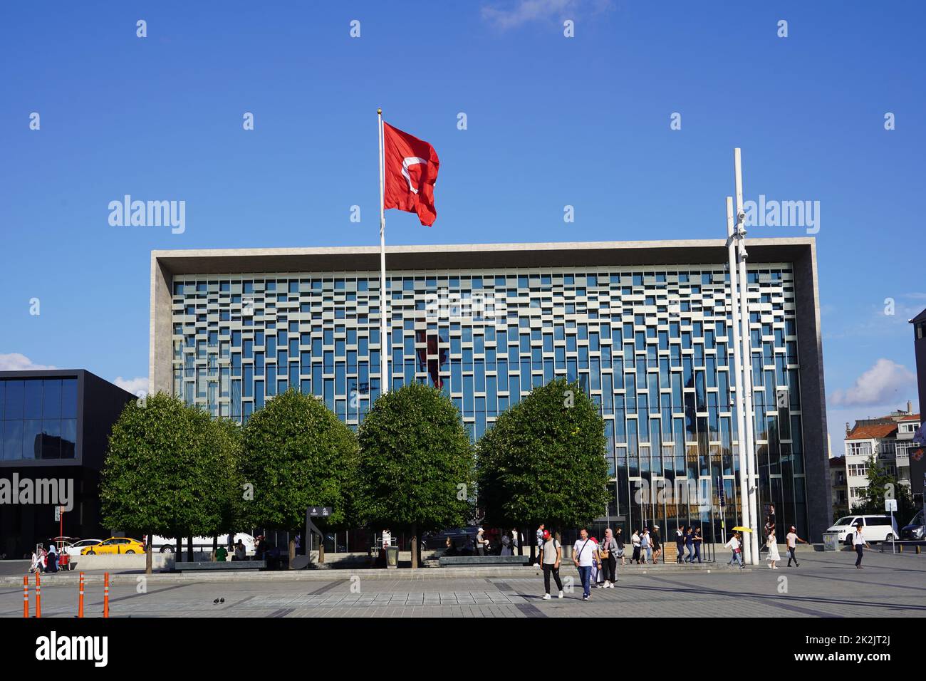 Taksim, Istanbul, Turkey - AGUST 2022 : Exterior view of newly ...