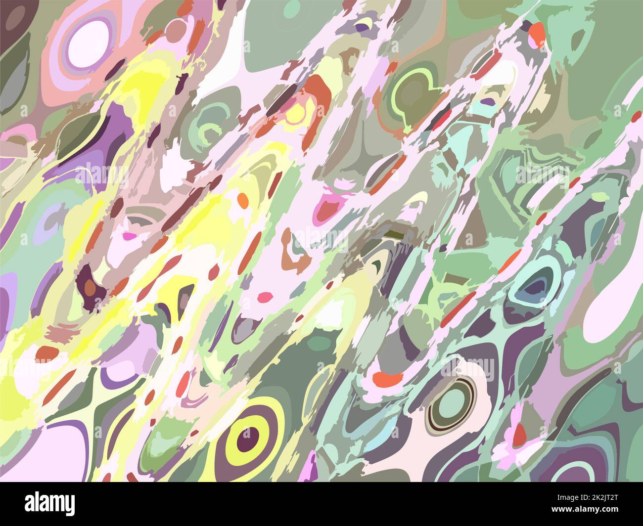 Multicolored diagonal floral background for textiles or prints. Wavy ...