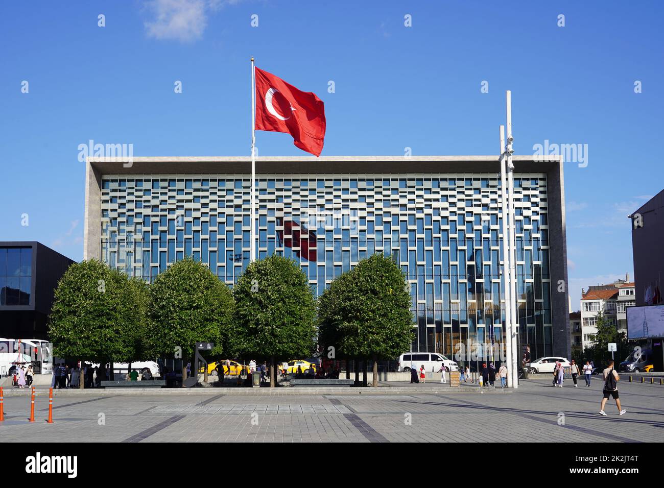 Taksim, Istanbul, Turkey - AGUST 2022 : Exterior view of newly ...