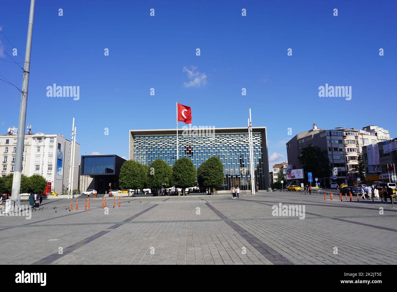 Taksim, Istanbul, Turkey - AGUST 2022 : Exterior view of newly ...