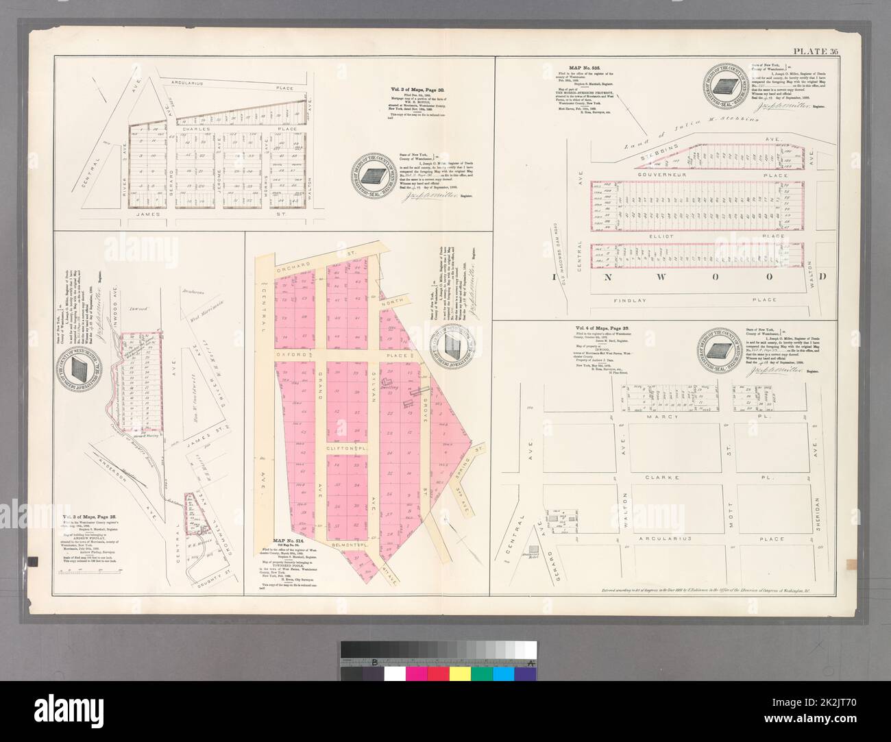 Map of inwood hi-res stock photography and images - Alamy