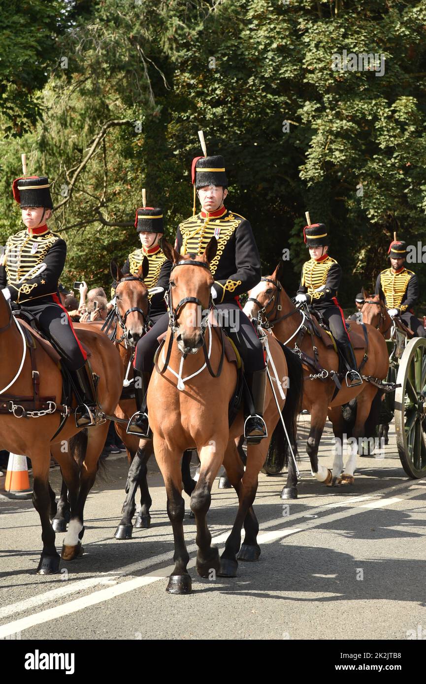 Funeral of Queen Elizabeth II Windsor Monday 19th September 2022 Stock ...