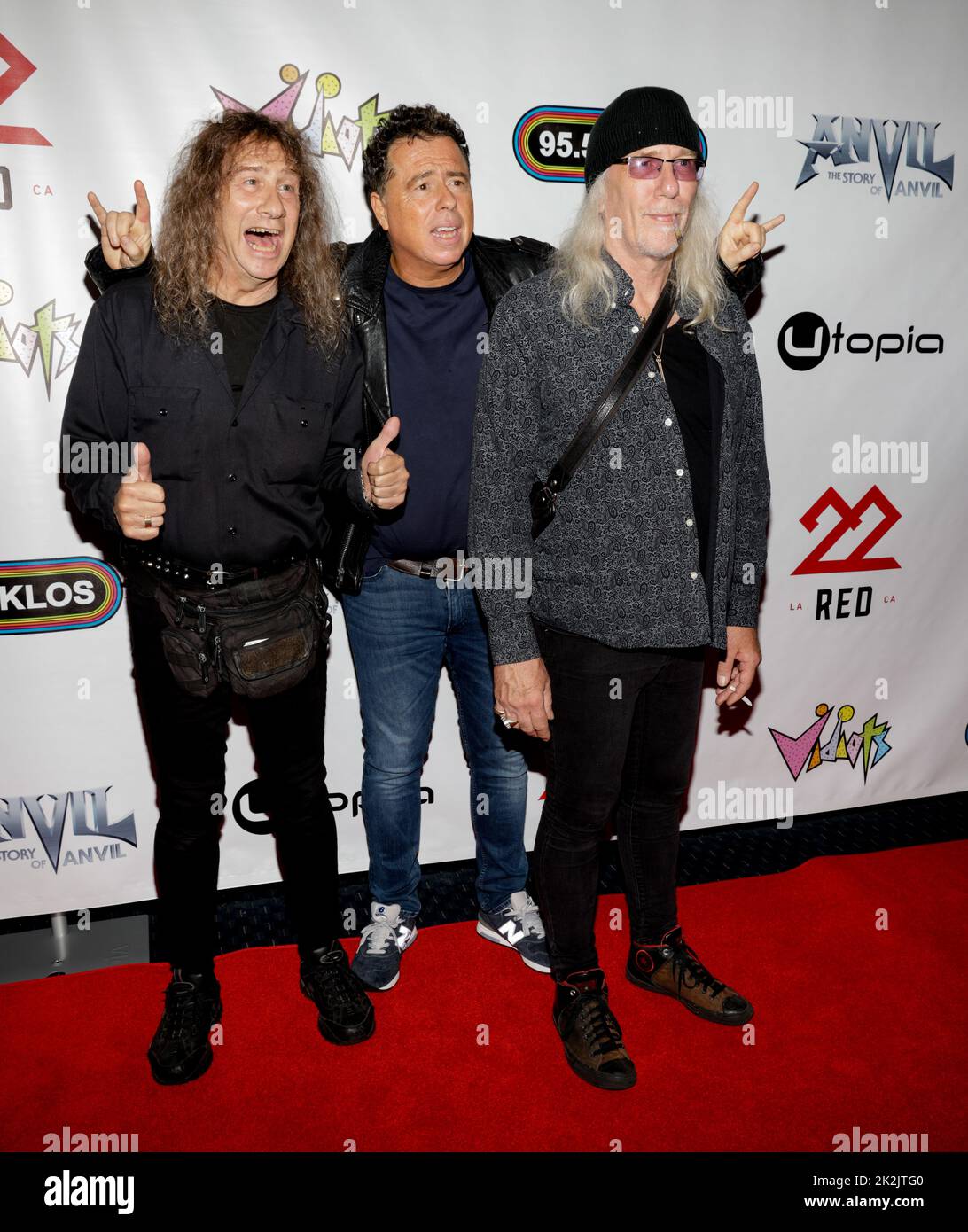 Los Angeles, CA - Sept 22, 2022 - Steve "Lips" Kudlow, Sacha Gervasi ...