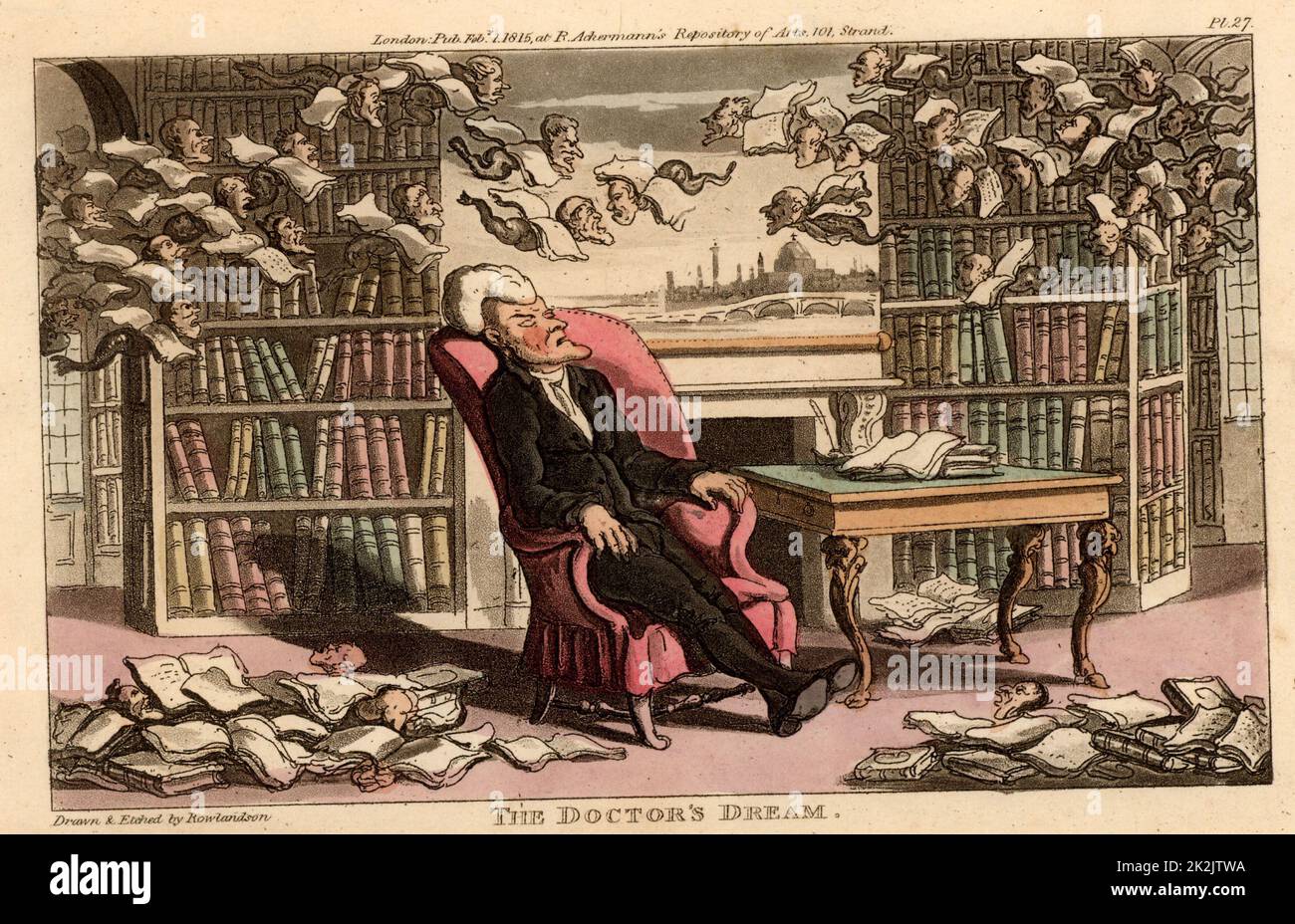 Dr Syntax, having spent the evening in My Lord's library, dreaming he ...