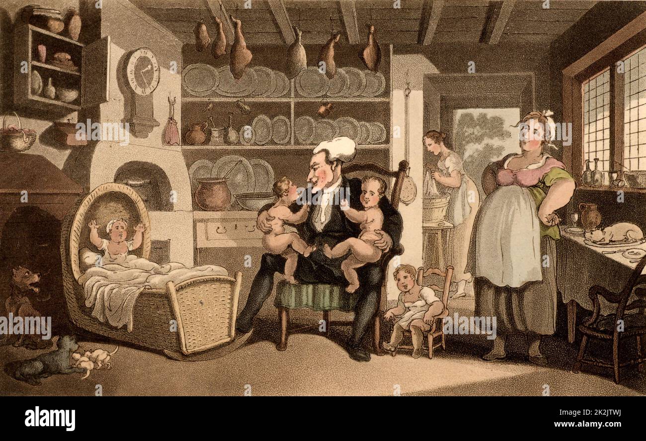 19th century scullery maid hi-res stock photography and images - Alamy