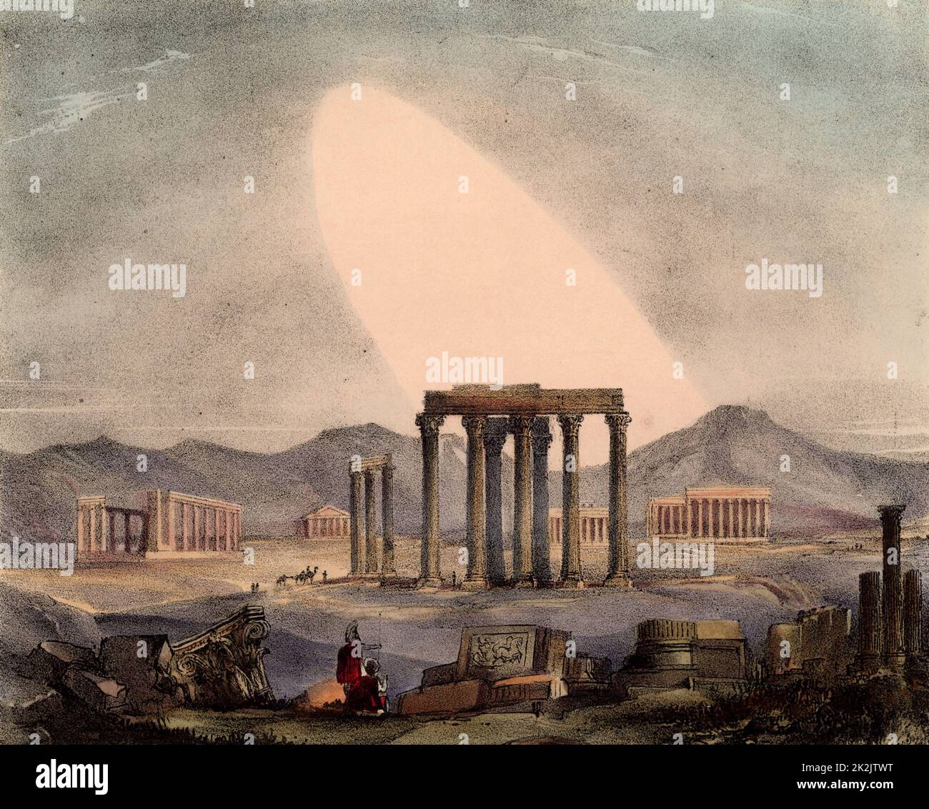 Zodiacal Light, thought to be sunlight reflected from meteoric dust ...