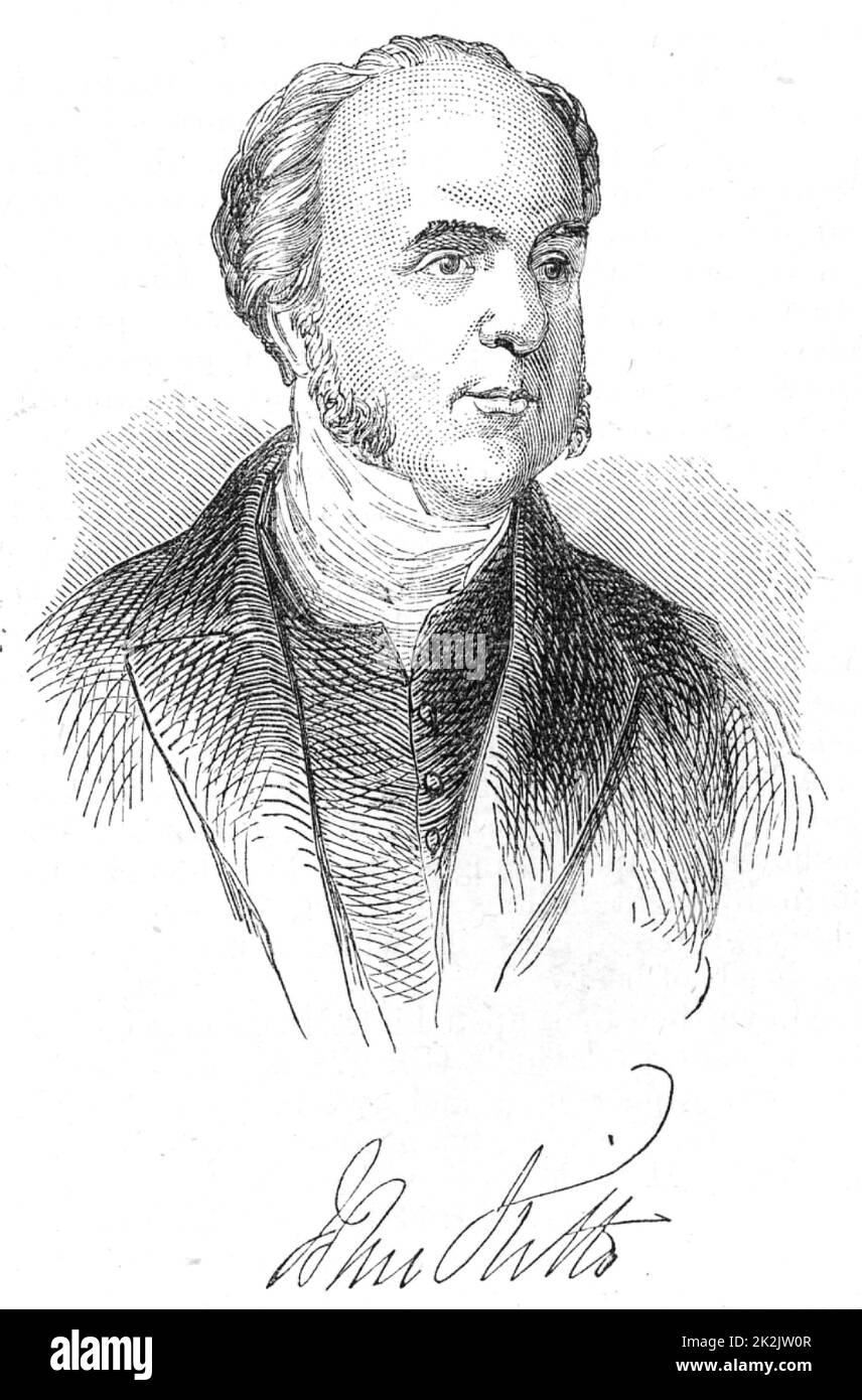 John Kitto (1805-1854) Cornish-born English author and missionary ...