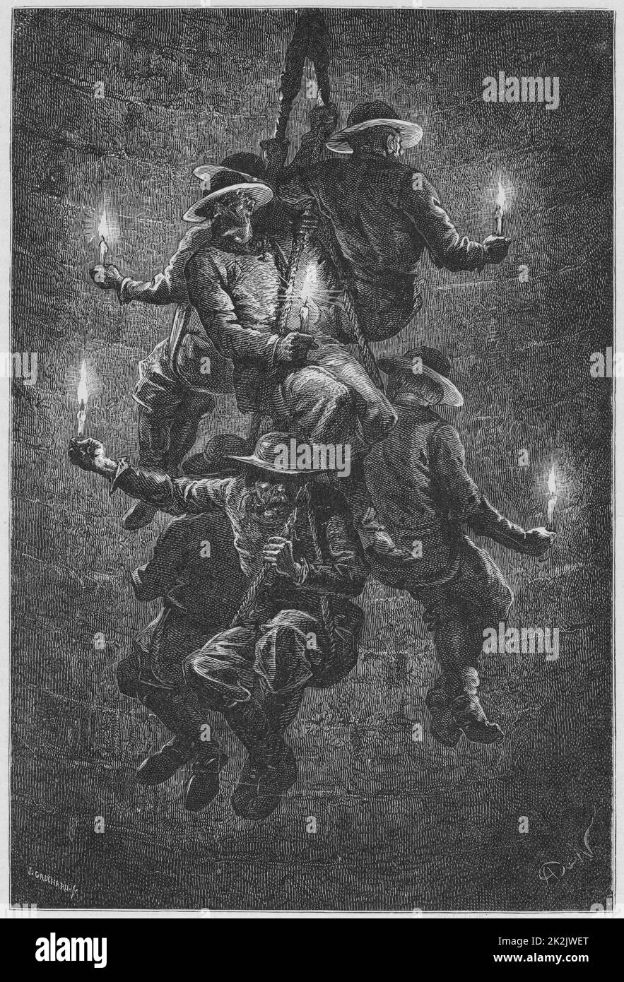 Polish salt miners Black and White Stock Photos & Images - Alamy