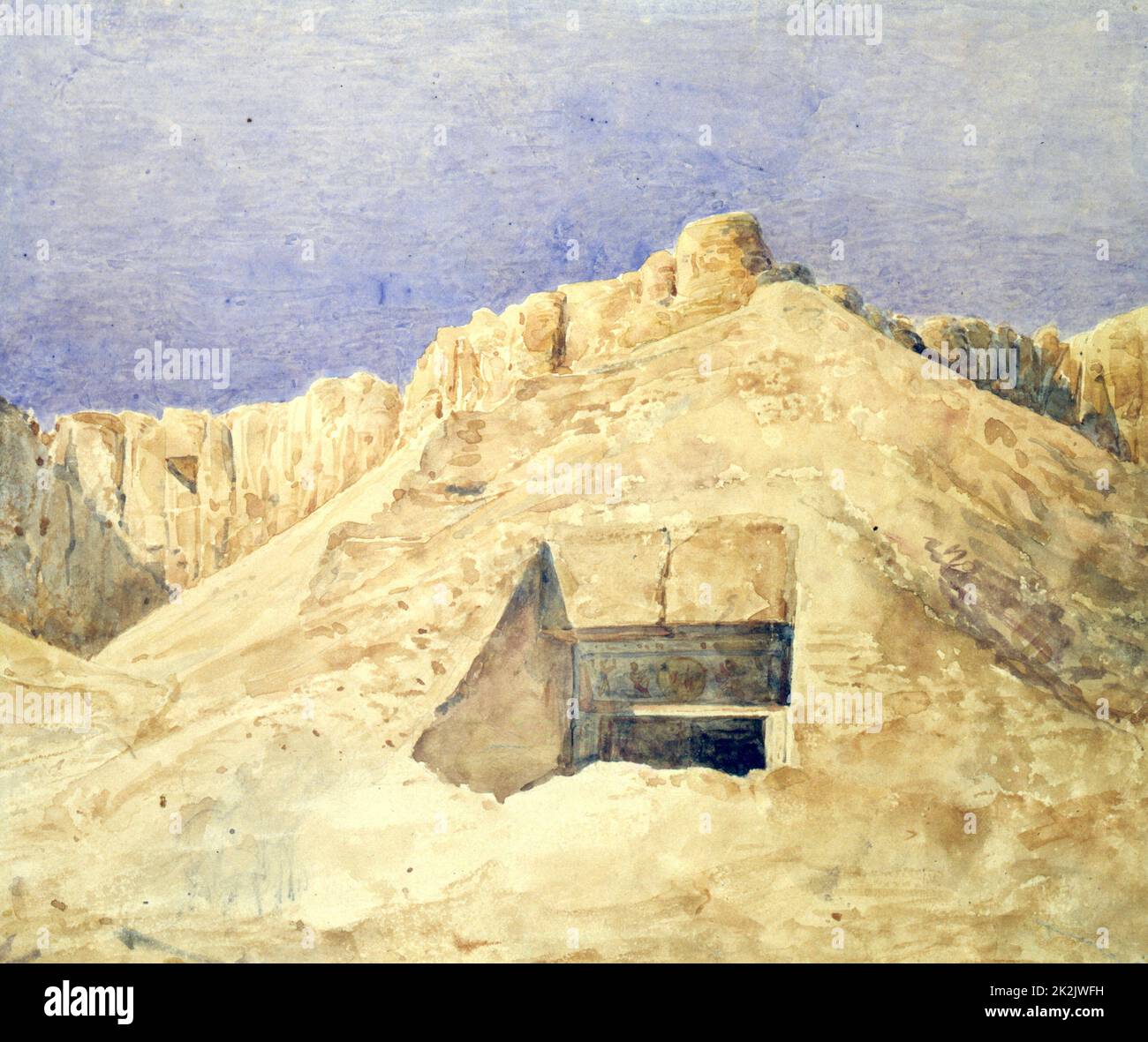 Tomb of Ramesses I', 19th Century. The tomb of Ramesses I, founder of ...