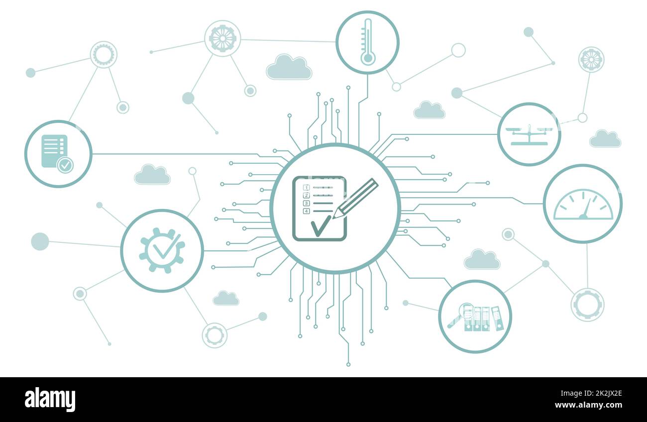 Business assessment concept icon Cut Out Stock Images & Pictures - Alamy