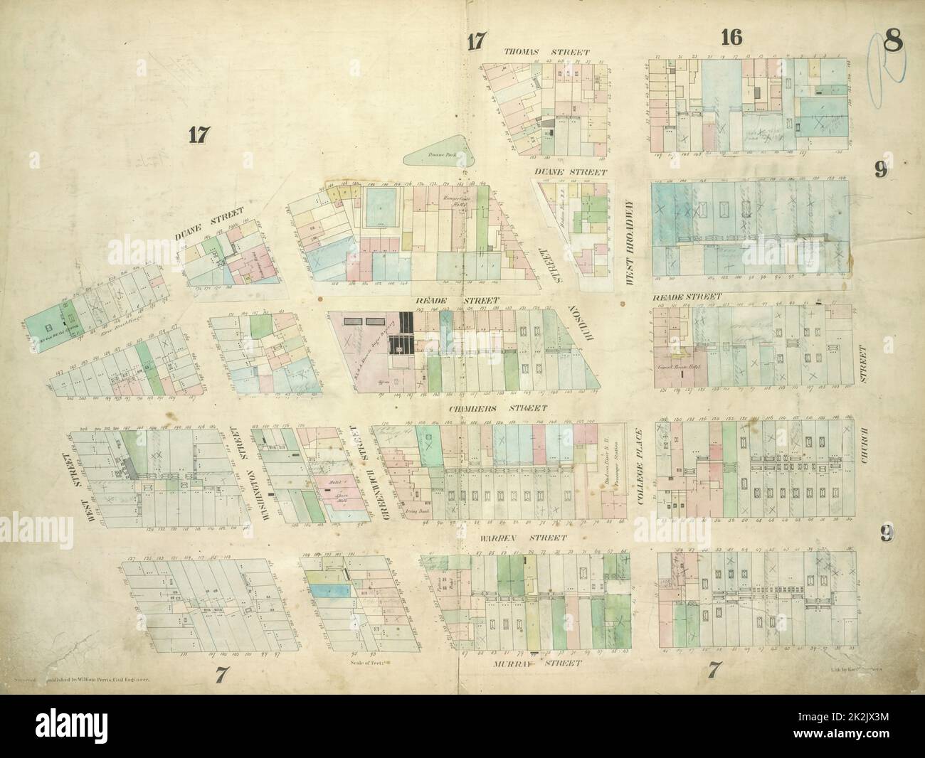 Cartographic, Maps. 1857 - 1862. Lionel Pincus and Princess Firyal Map ...