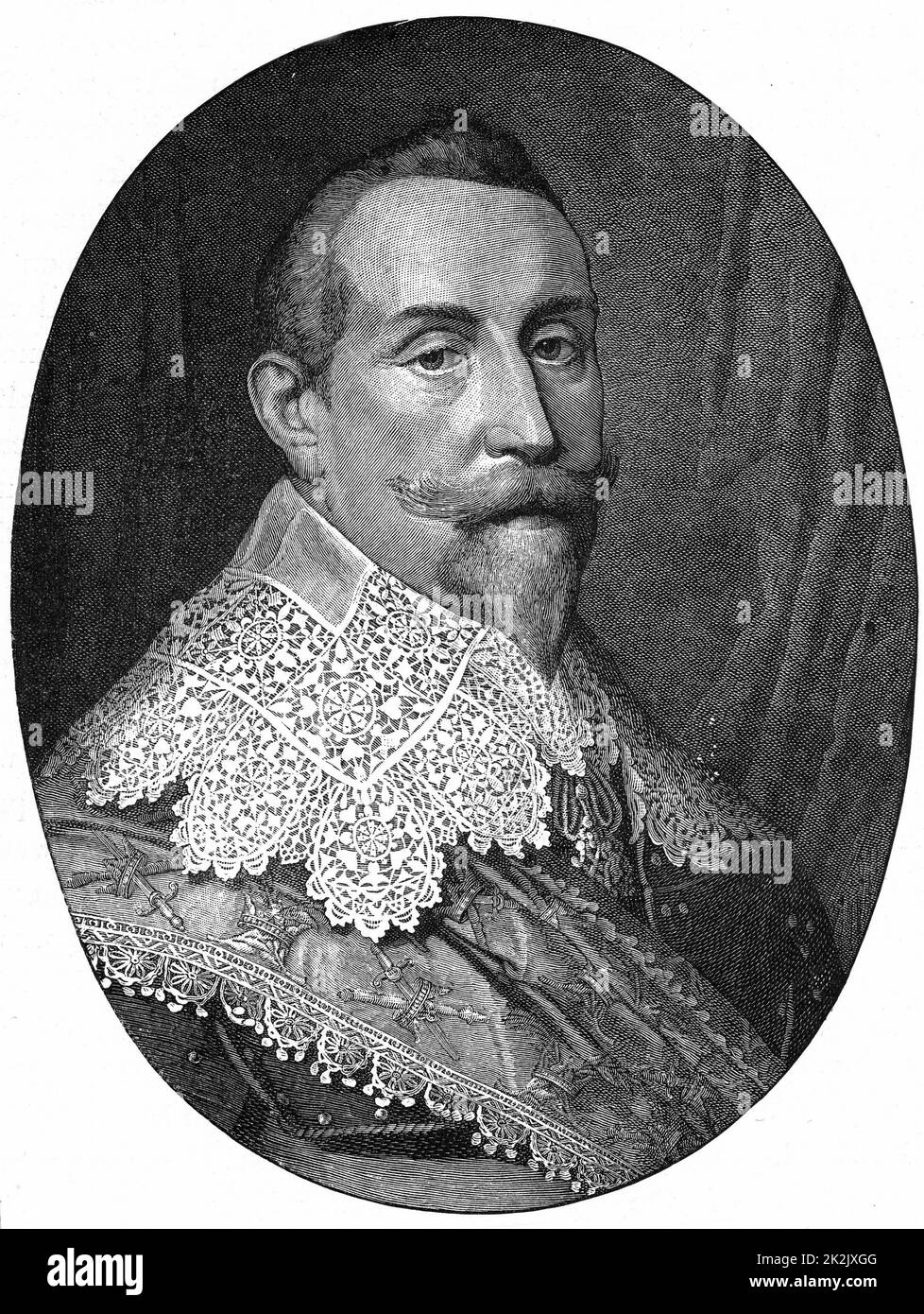 Gustav II Adolf (Gustavus Adolphus 1594-1632) King of Sweden from 1611 ...