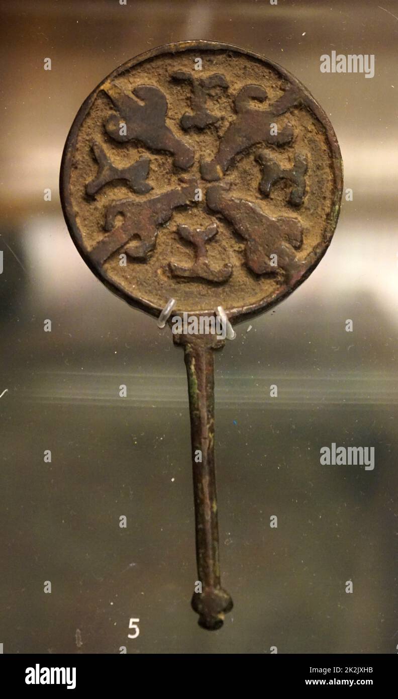 Medieval mirrors from the Eastern Islamic world, made from cast copper ...