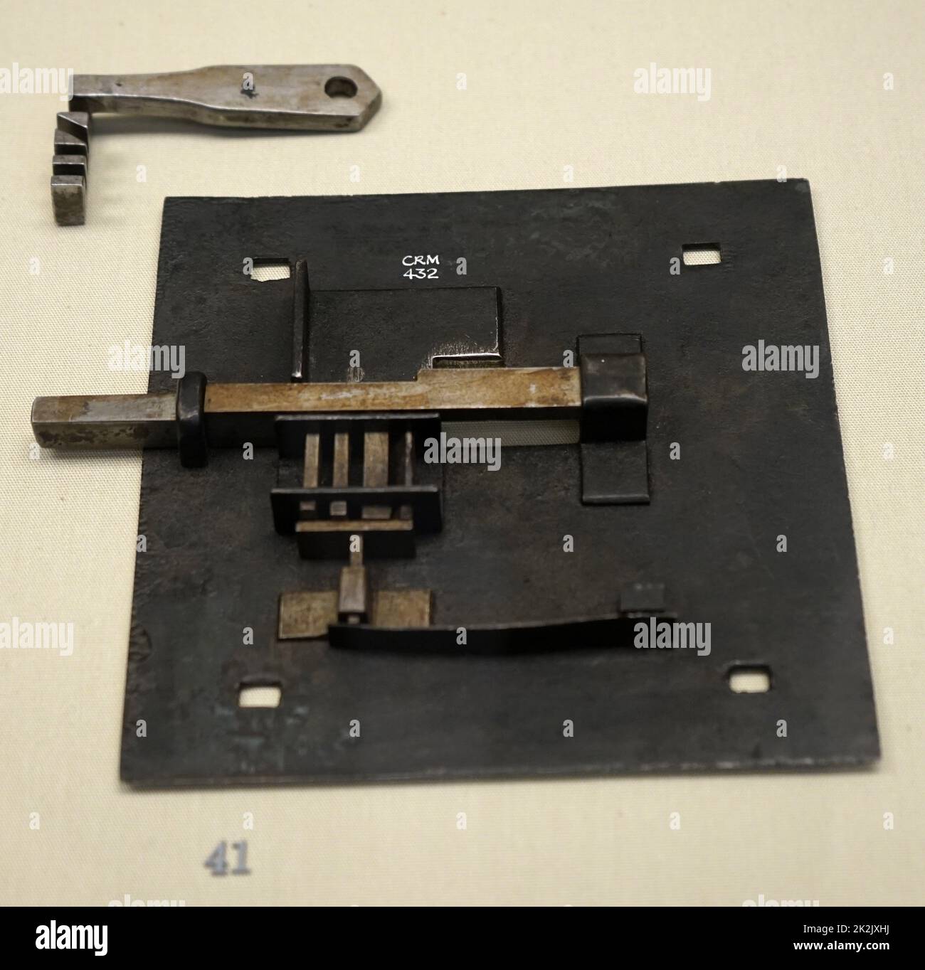 Tumbler lock mechanism hi-res stock photography and images - Alamy