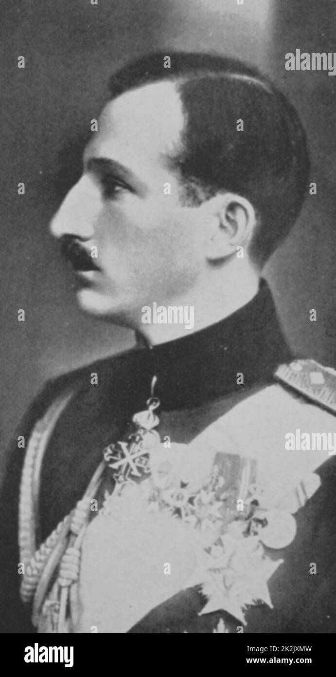 Photographic portrait of Boris III of Bulgaria (1894-1943). Dated 20th ...