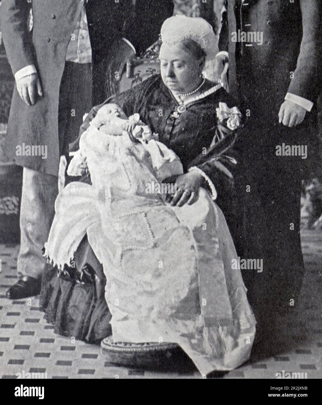 Photograph of Queen Victoria (1819-1901) with King Edward VII, King ...