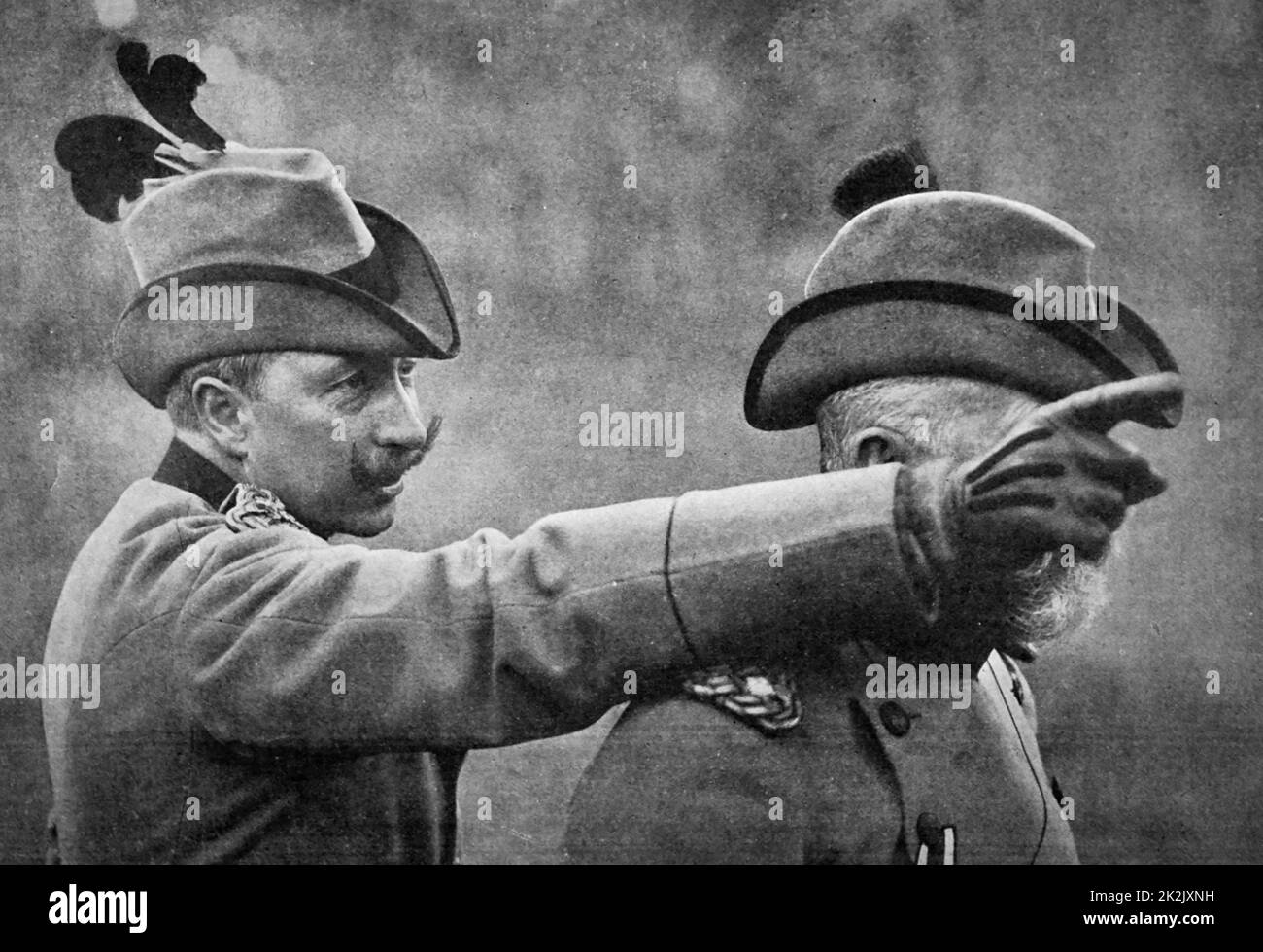 Photographic portrait of Wilhelm II, German Emperor (1859-1941) on a ...