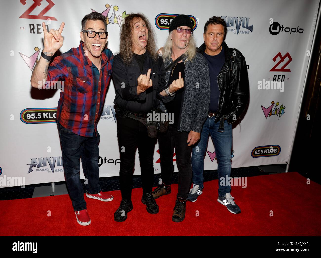 Los Angeles, CA - Sept 22, 2022 - Steve "Lips" Kudlow, Steve O, Robb ...