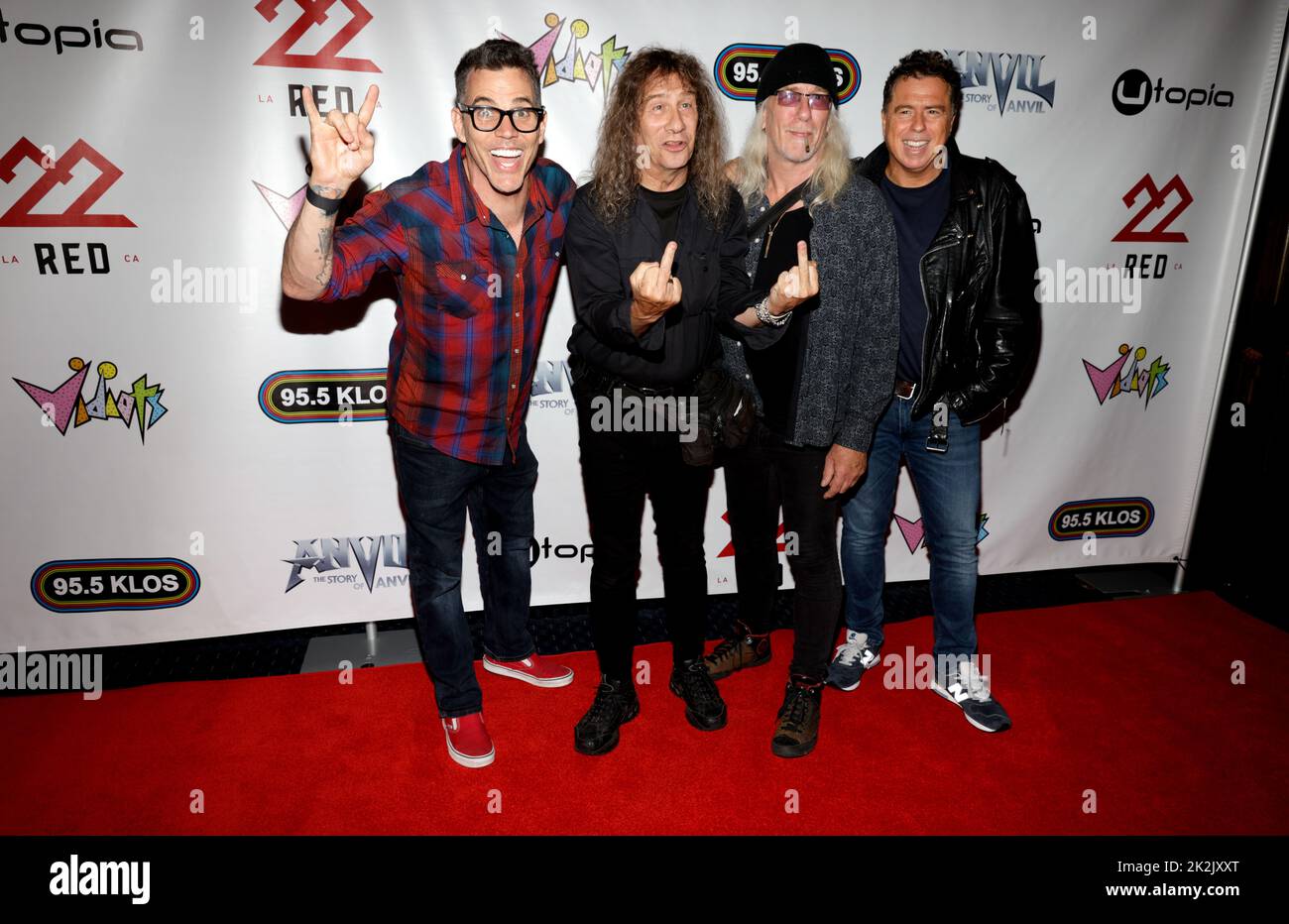 Los Angeles, CA - Sept 22, 2022 - Steve "Lips" Kudlow, Steve O, Robb ...