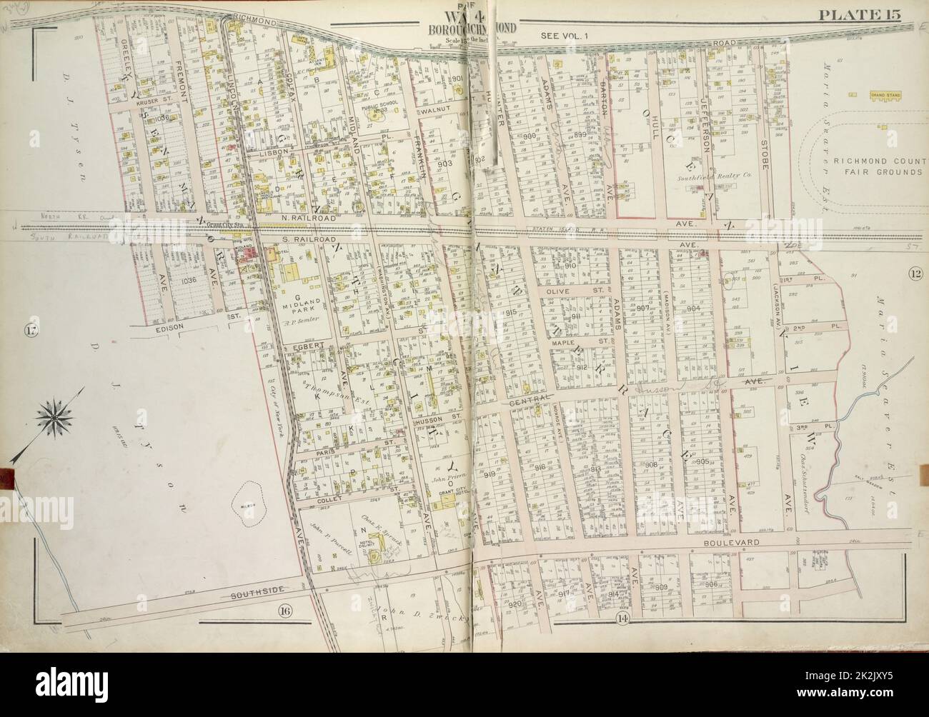 Map of edison hi-res stock photography and images - Alamy