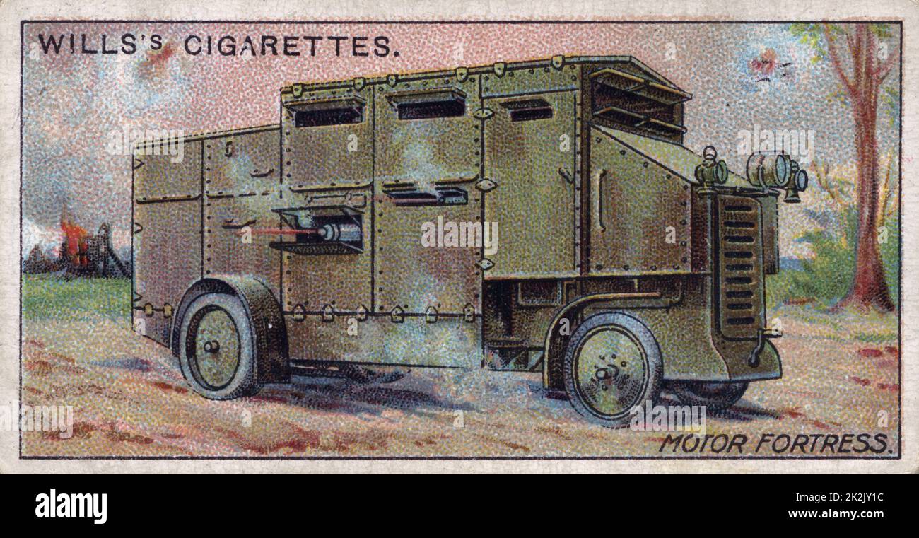 Military Motors series, 1916: British Motor Fortress Stock Photo - Alamy