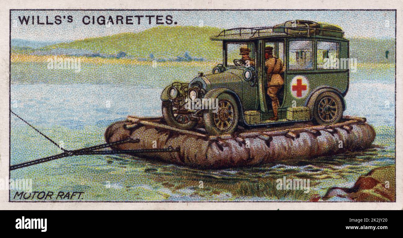 Military Motors series, 1916: British Motor Raft Stock Photo - Alamy