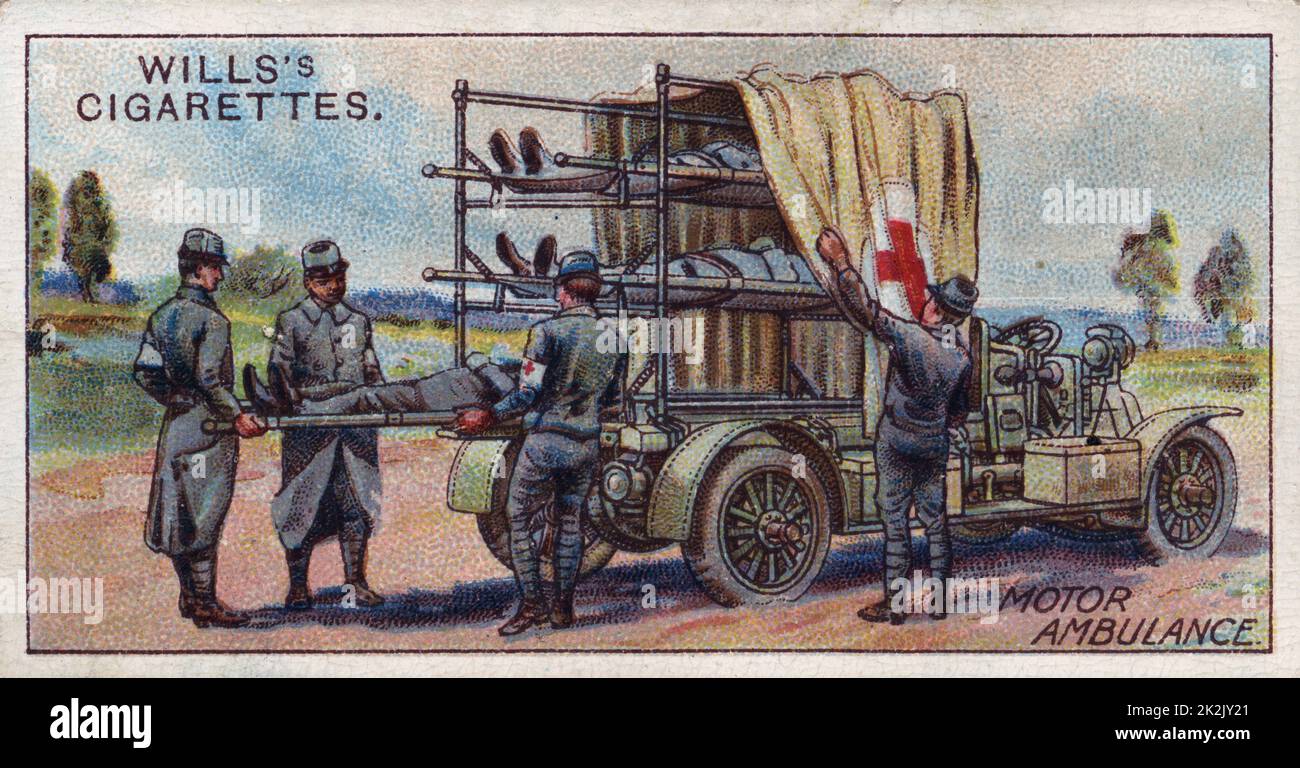 Military Motors series, 1916: French Motor Ambulance Stock Photo - Alamy
