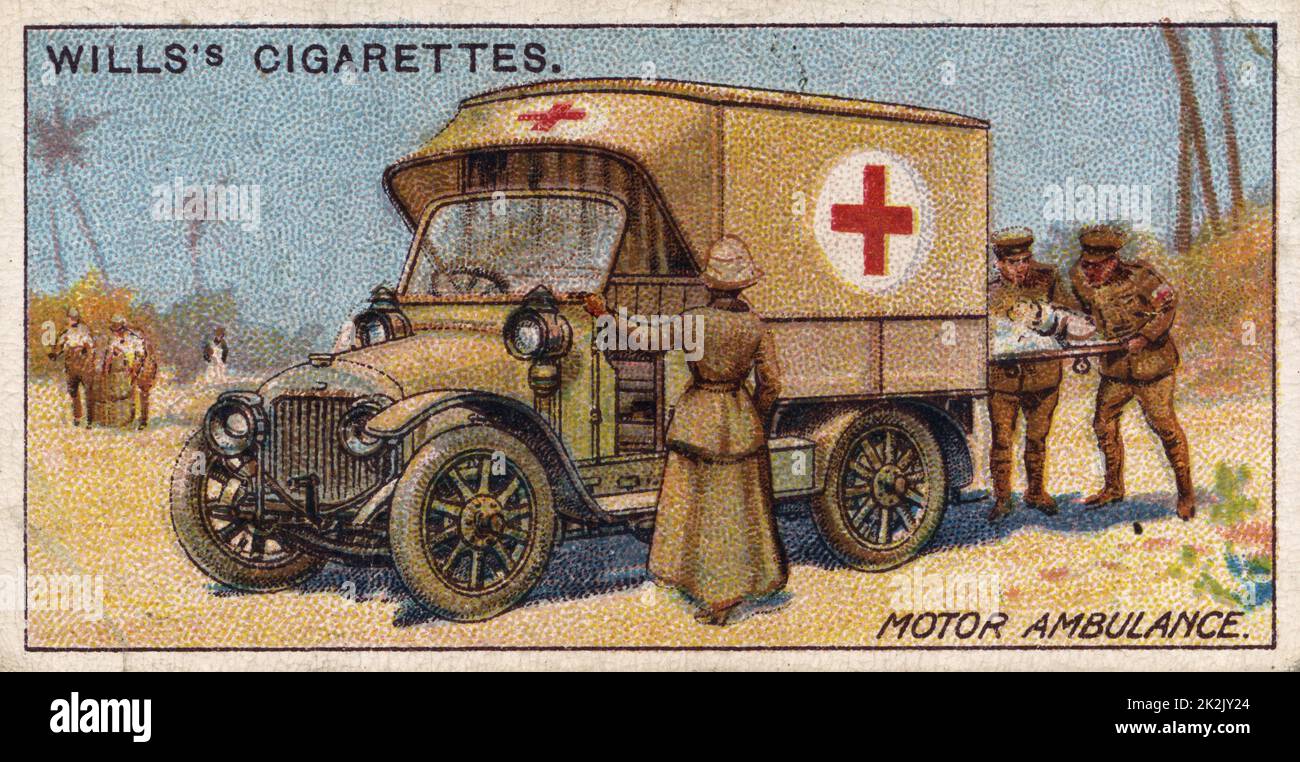 Military Motors series, 1916: Australian Motor Ambulance Stock Photo ...