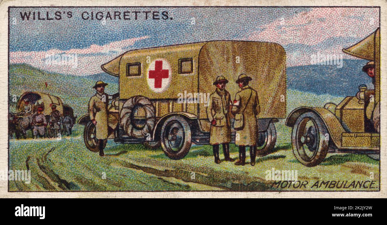 Military Motor series, 1916: Serbian Motor Ambulance Stock Photo - Alamy