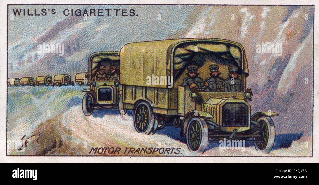 Military Motor series, 1916: Italian Motor Transports Stock Photo - Alamy
