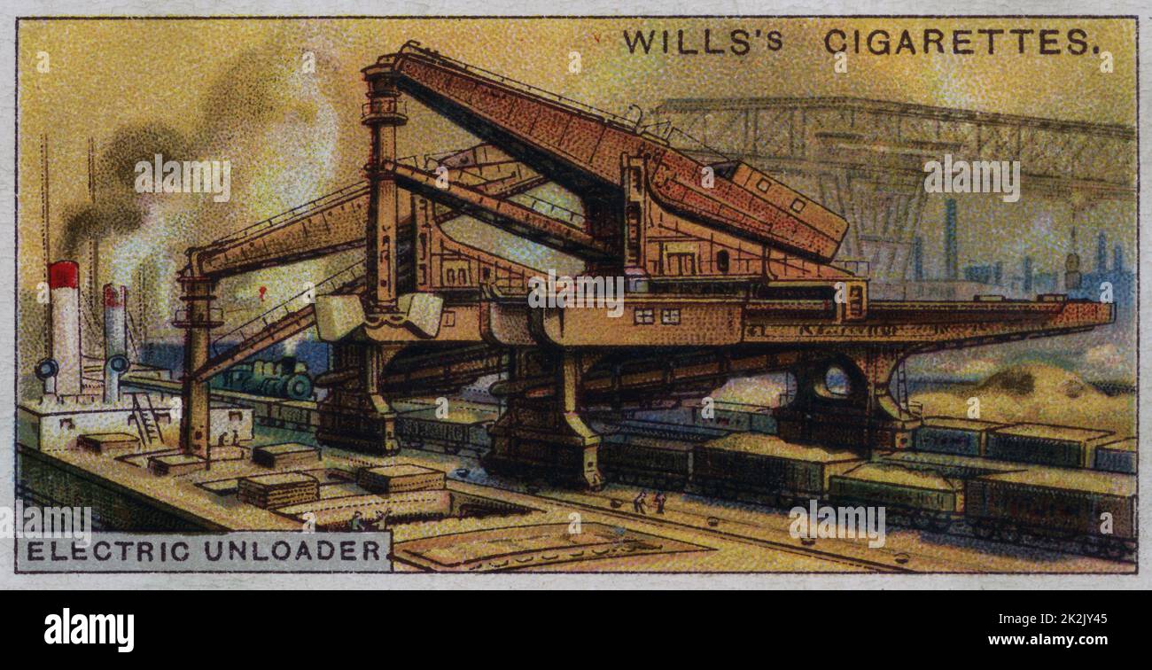 Engineering Wonders, 1927: Hulett Electric Unloader, USA Stock Photo ...