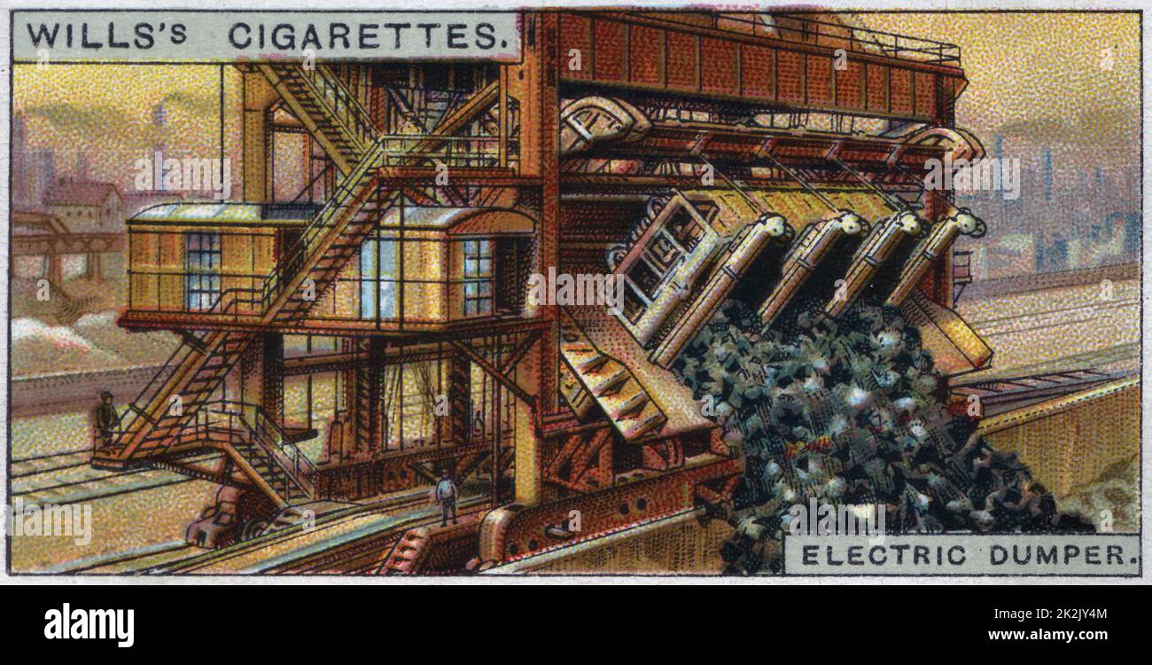 Engineering Wonders, 1927: Electric Dumper for handling coal. USA Stock ...