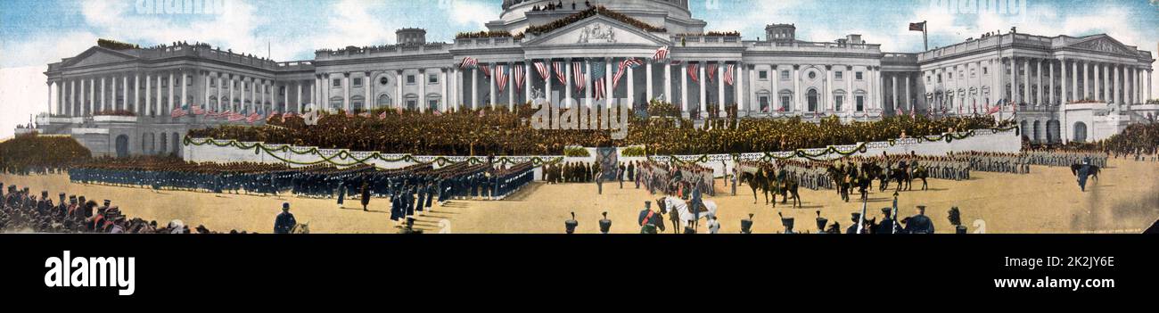 Second Inauguration of President Theodore Roosevelt on March 4, 1905 ...