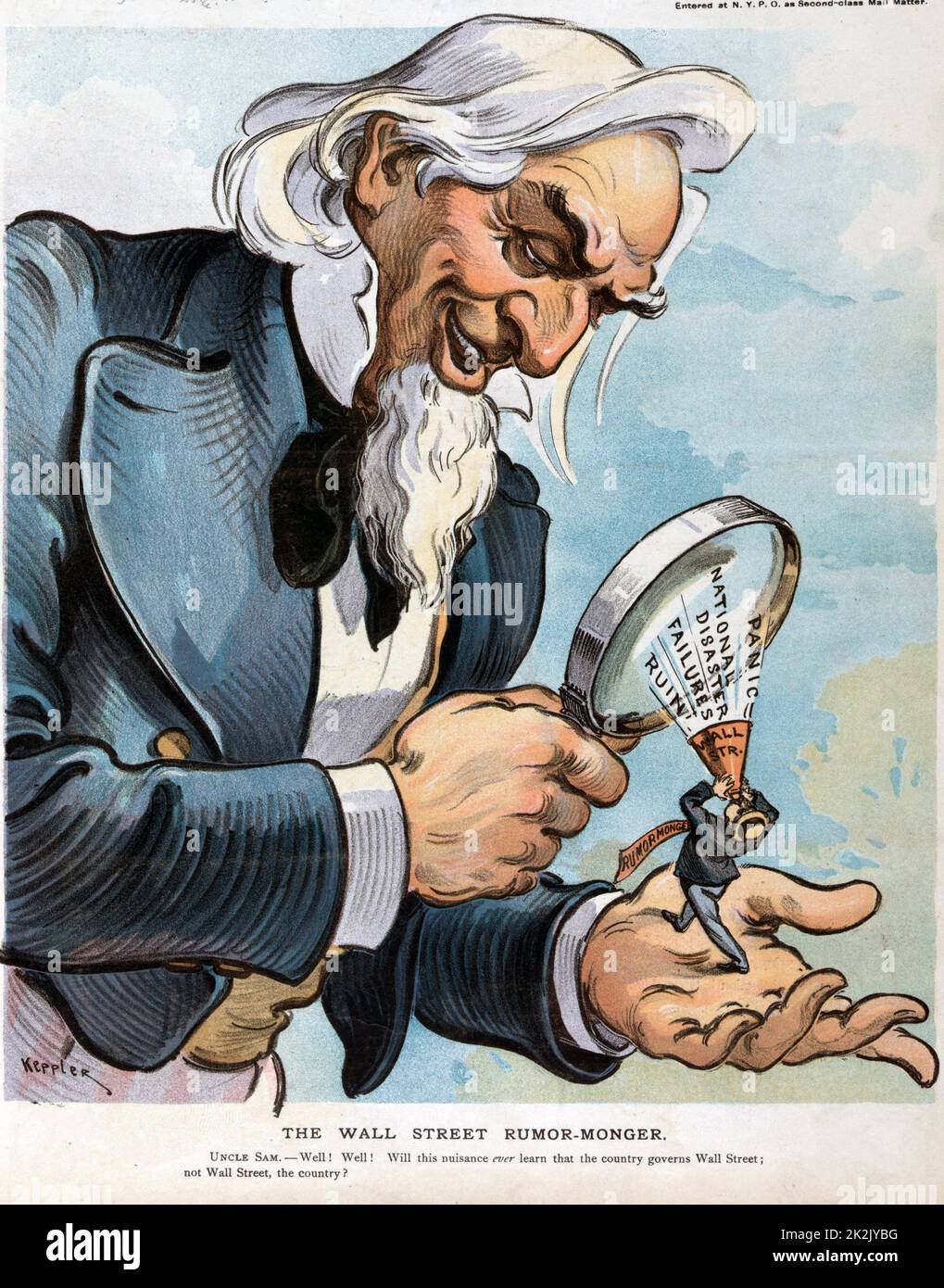 The Wall Street rumour-monger by Udo Keppler, 1872-1956, artist ...