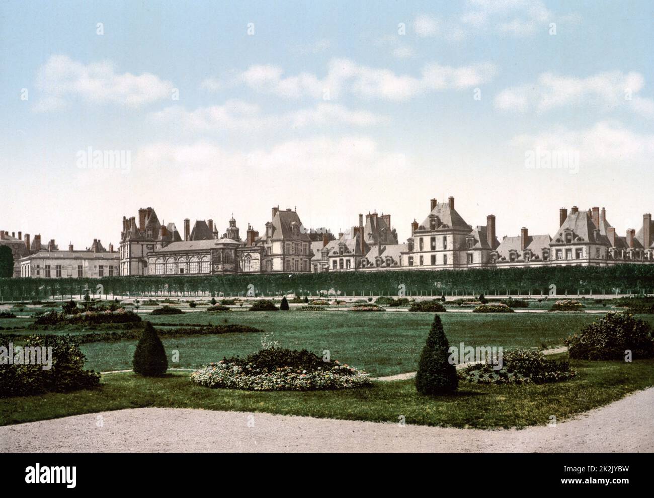 Fontainebleau Palace, France 1900 Stock Photo - Alamy