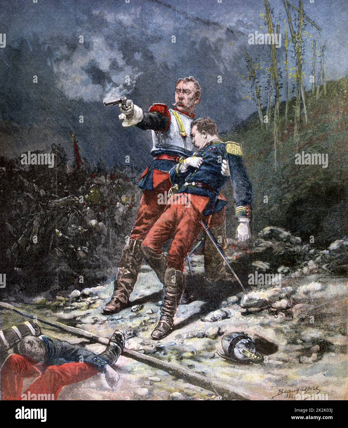 In the Face of the Enemy': Evening of battle in hopfields in Alsace ...