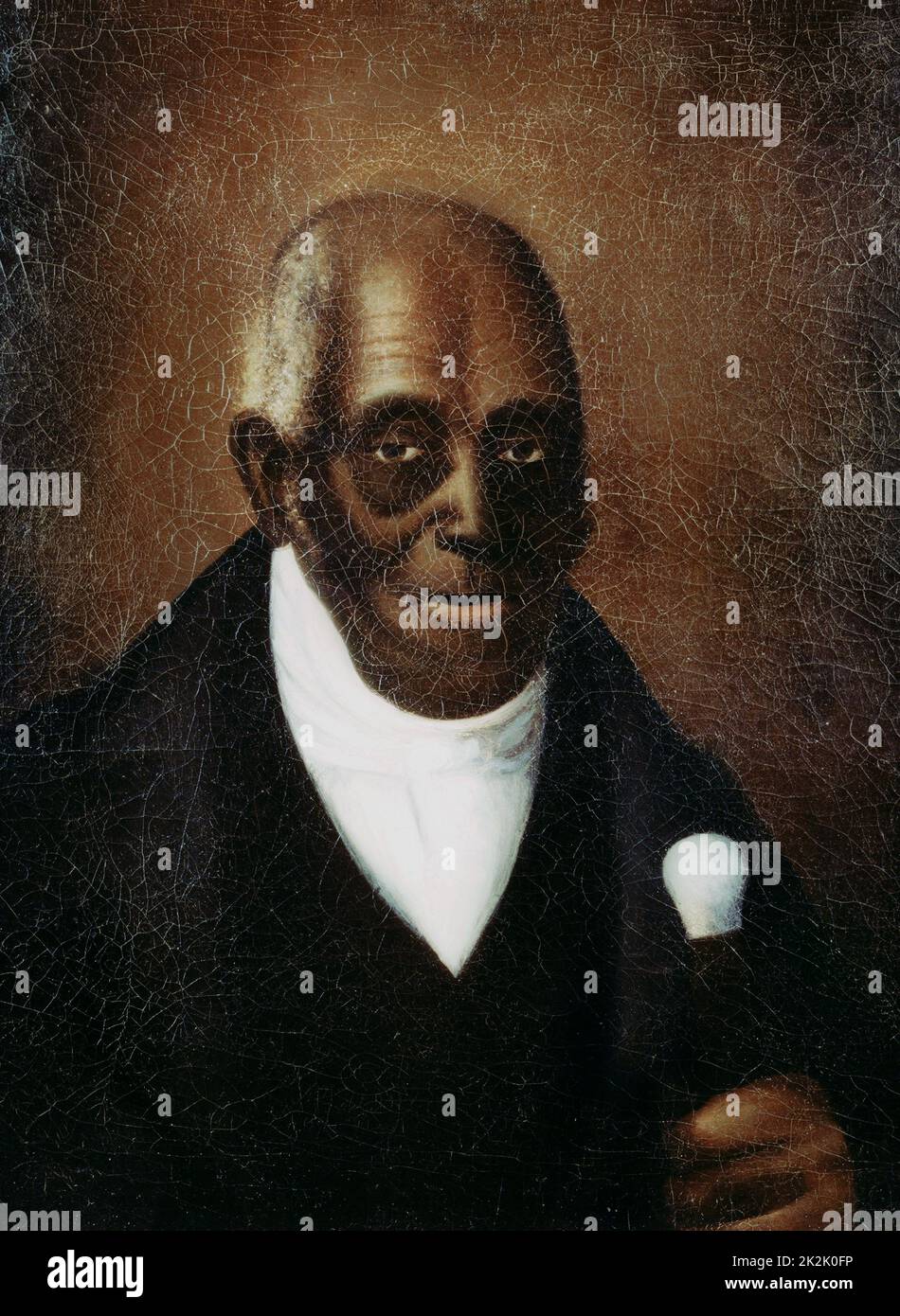 Portrait of Agrippa Hull (1759-1848) African American who fought with ...