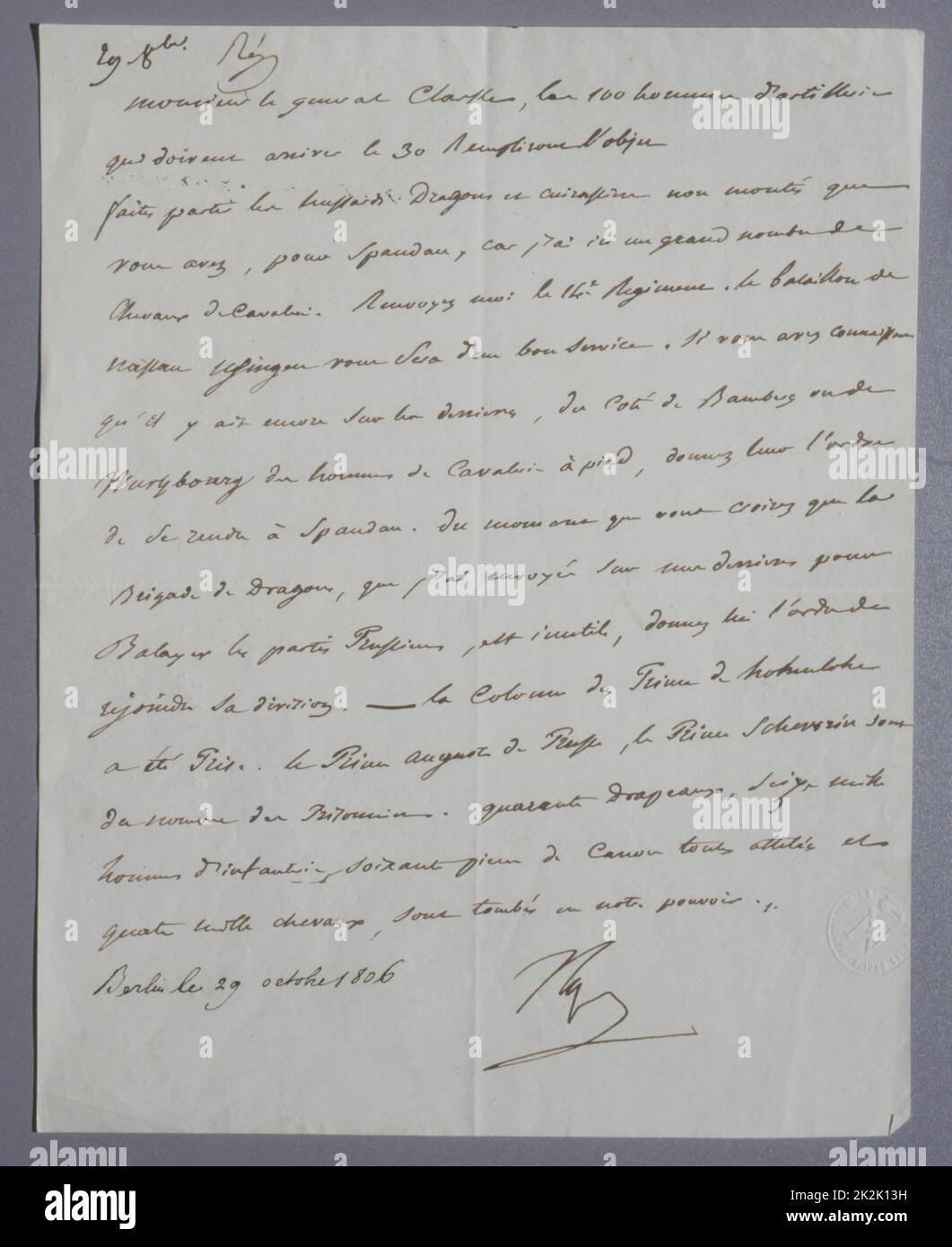 First letter written hi-res stock photography and images - Alamy