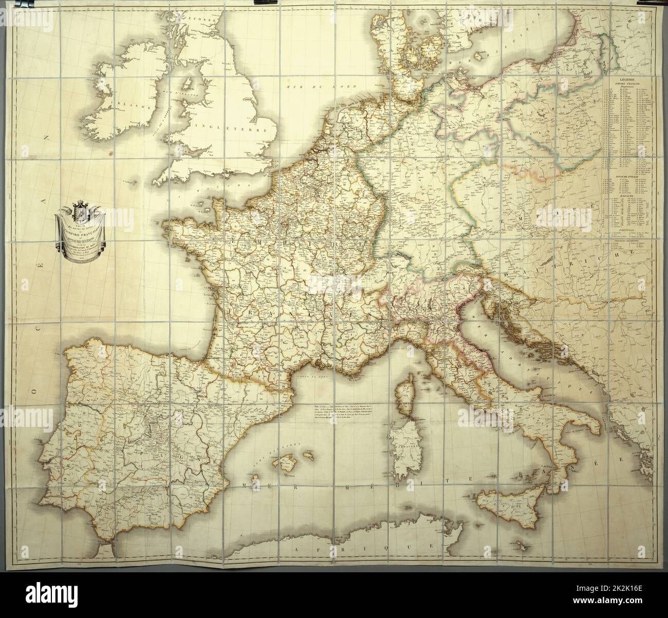 Map of napoleon empire hi-res stock photography and images - Alamy