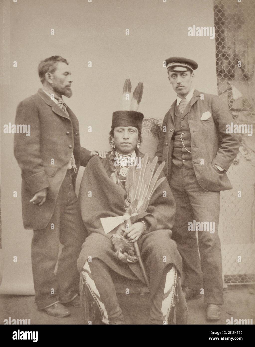 John Pelcher, half Indian blood from the Omaha tribe, driver of the ...