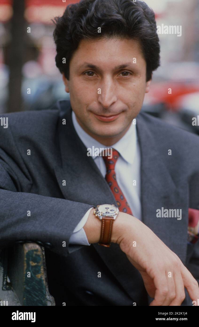 French journalist and TV presenter Patrick de Carolis. Paris, September ...