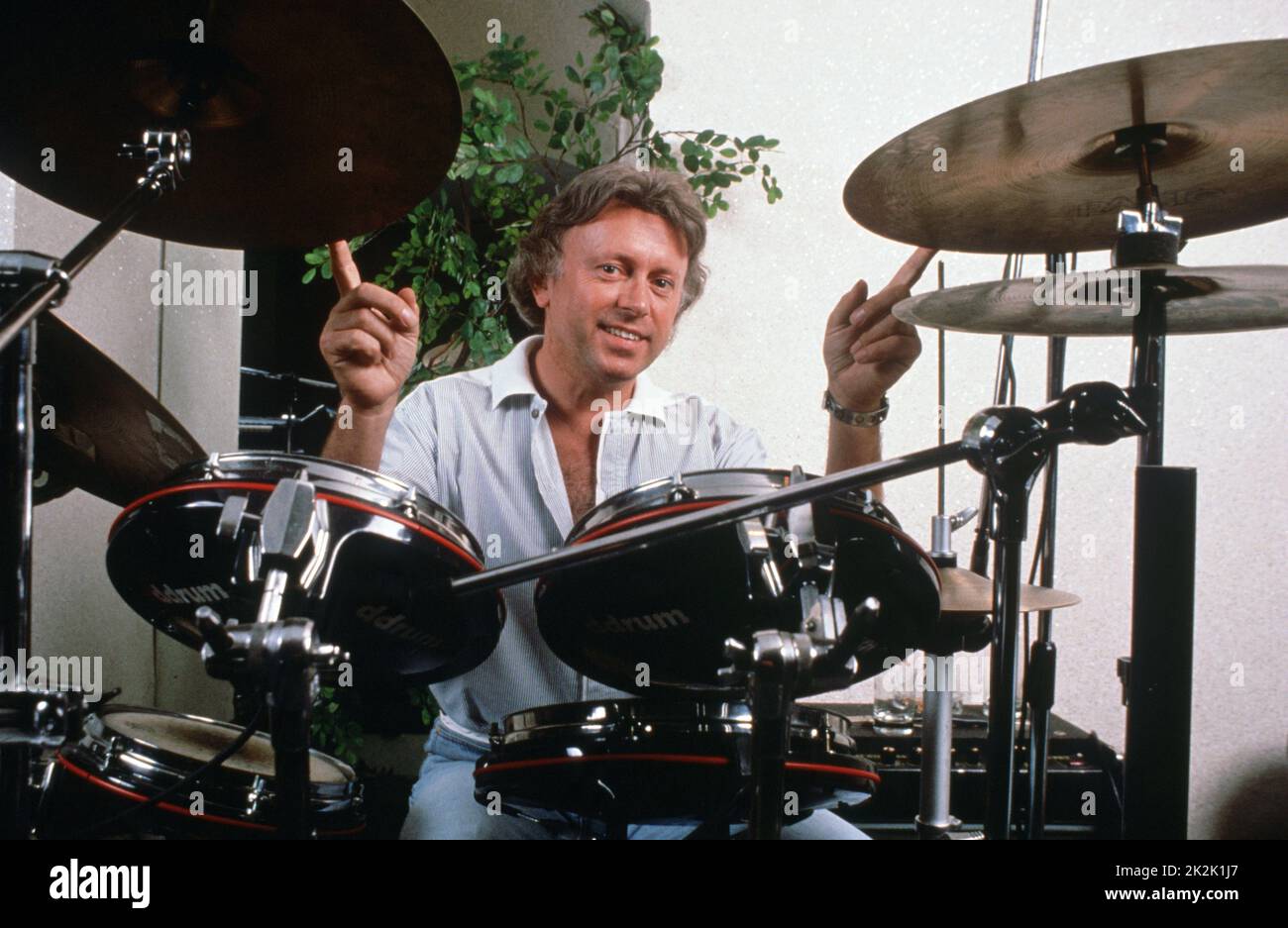 French singer Billy Bridge (Jean-Marc Brige). 1989 Stock Photo - Alamy